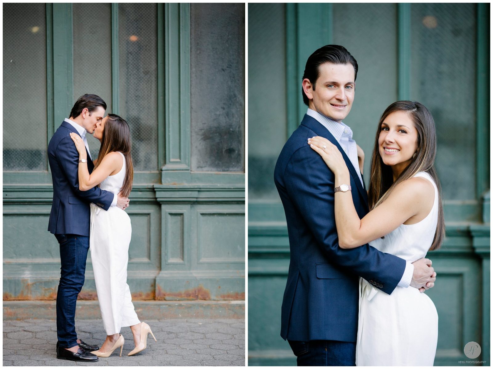 ASHLI + GREG HOBOKEN ENGAGEMENT SESSION - Heyn Photography