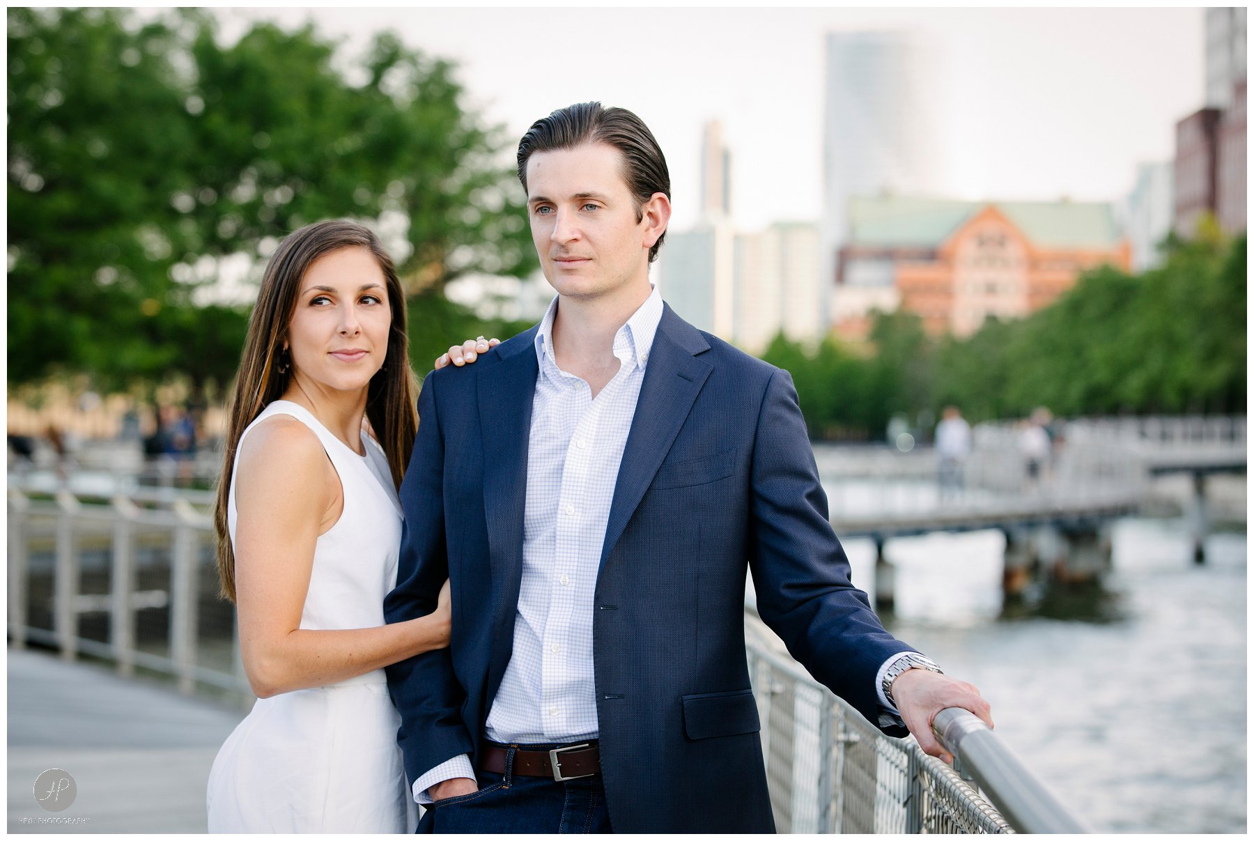 ASHLI + GREG HOBOKEN ENGAGEMENT SESSION - Heyn Photography