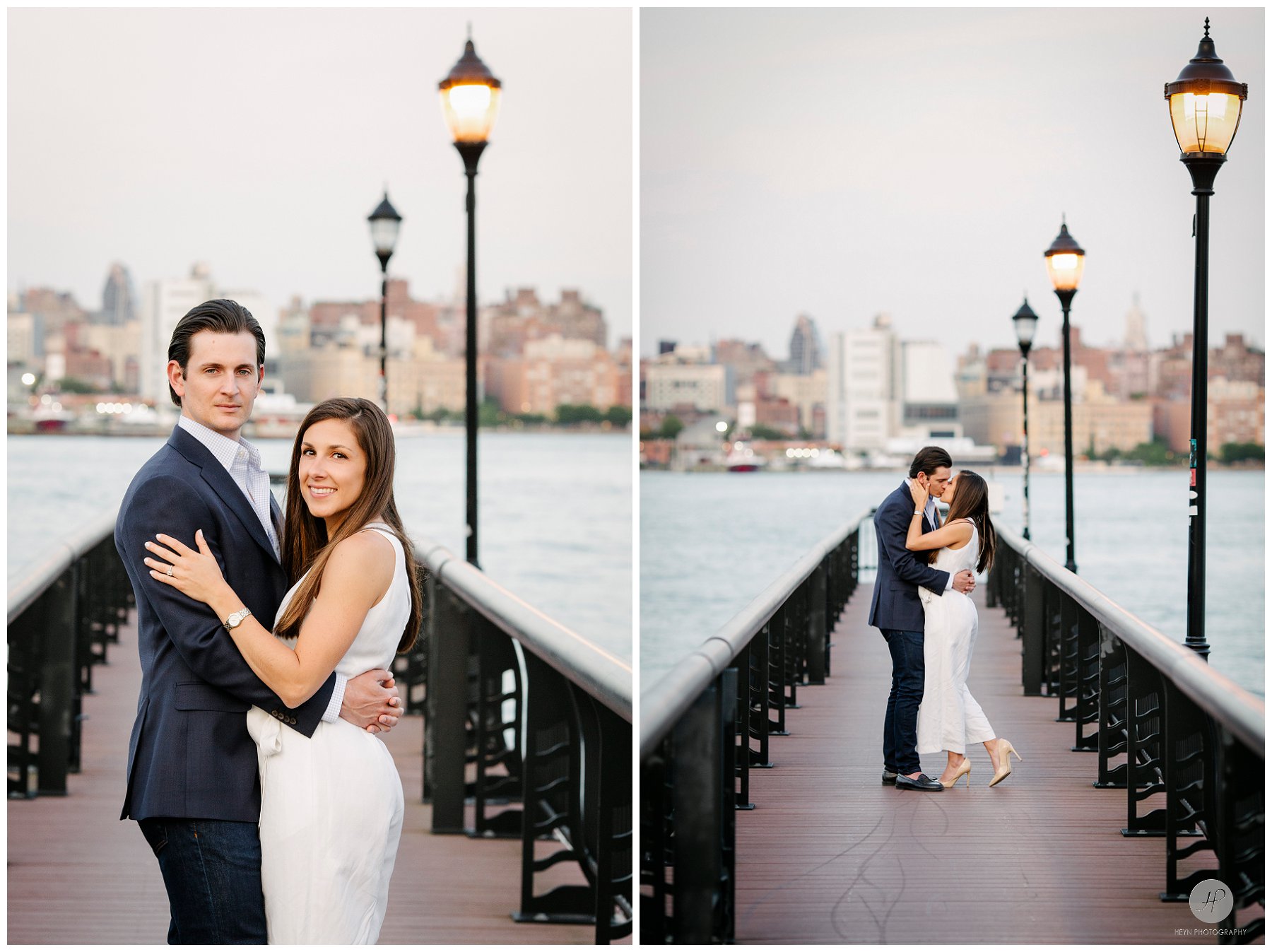 ASHLI + GREG HOBOKEN ENGAGEMENT SESSION - Heyn Photography