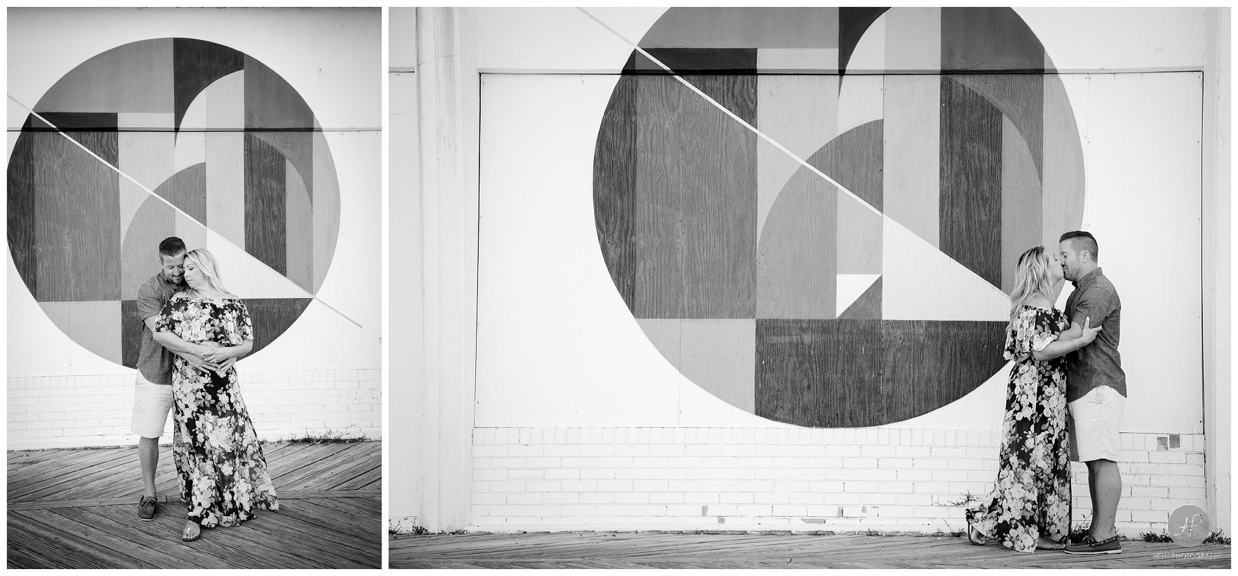 Amy + Jarett Asbury Park Engagement Session - Heyn Photography