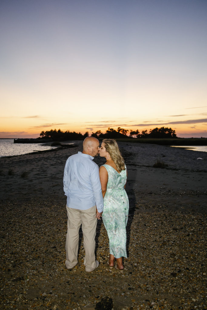 Kristen + Jamie Sandy Hook Engagement Session - Heyn Photography