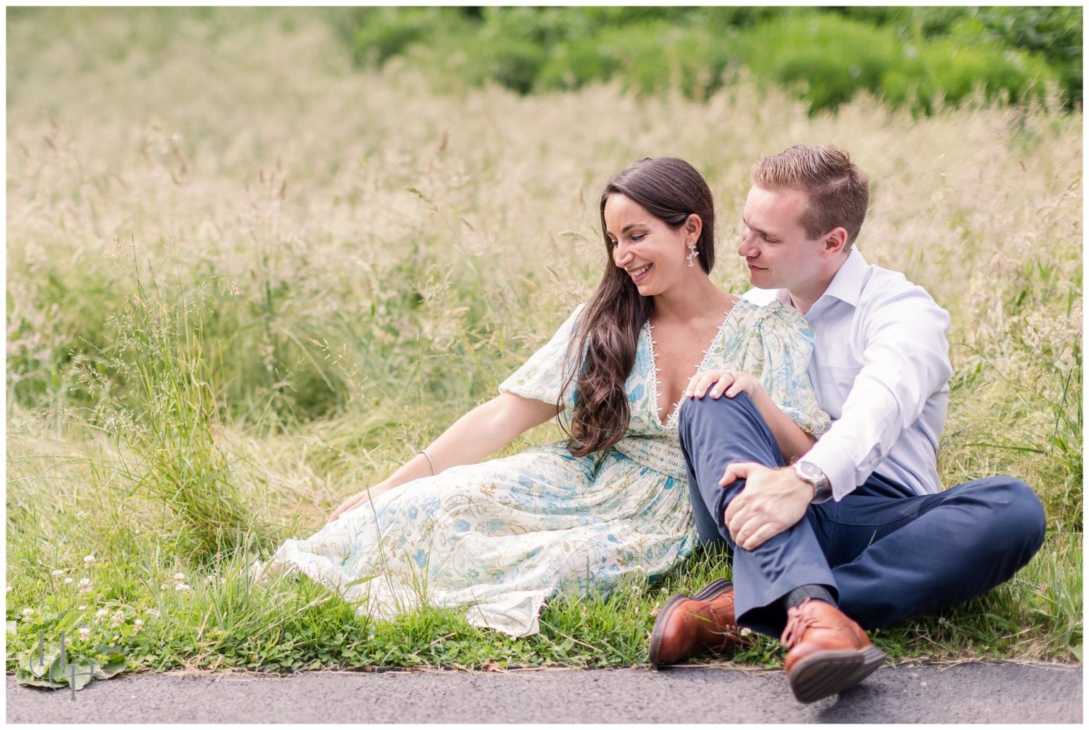Nicole & George NY Botanical Gardens Engagement - Heyn Photography