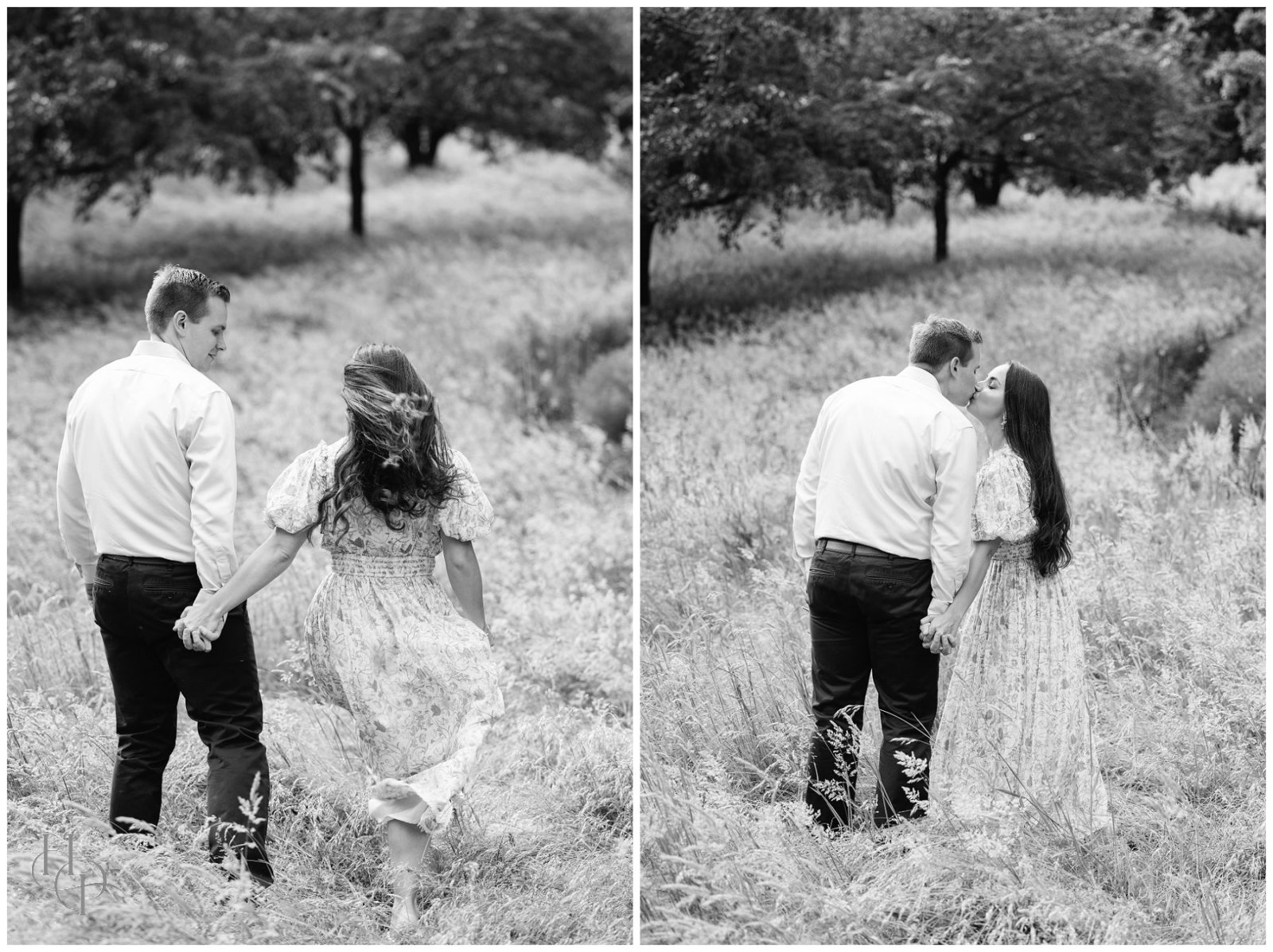 Nicole & George NY Botanical Gardens Engagement - Heyn Photography