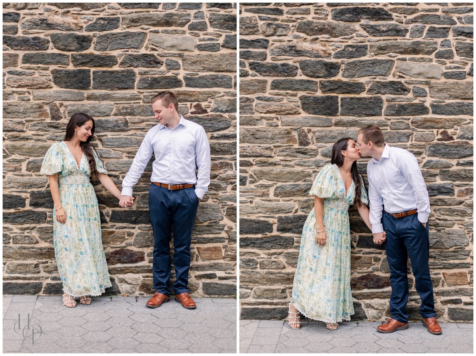 Nicole & George NY Botanical Gardens Engagement - Heyn Photography
