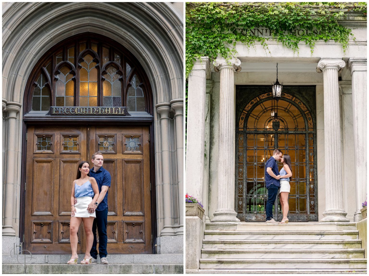 Nicole & George NY Botanical Gardens Engagement - Heyn Photography