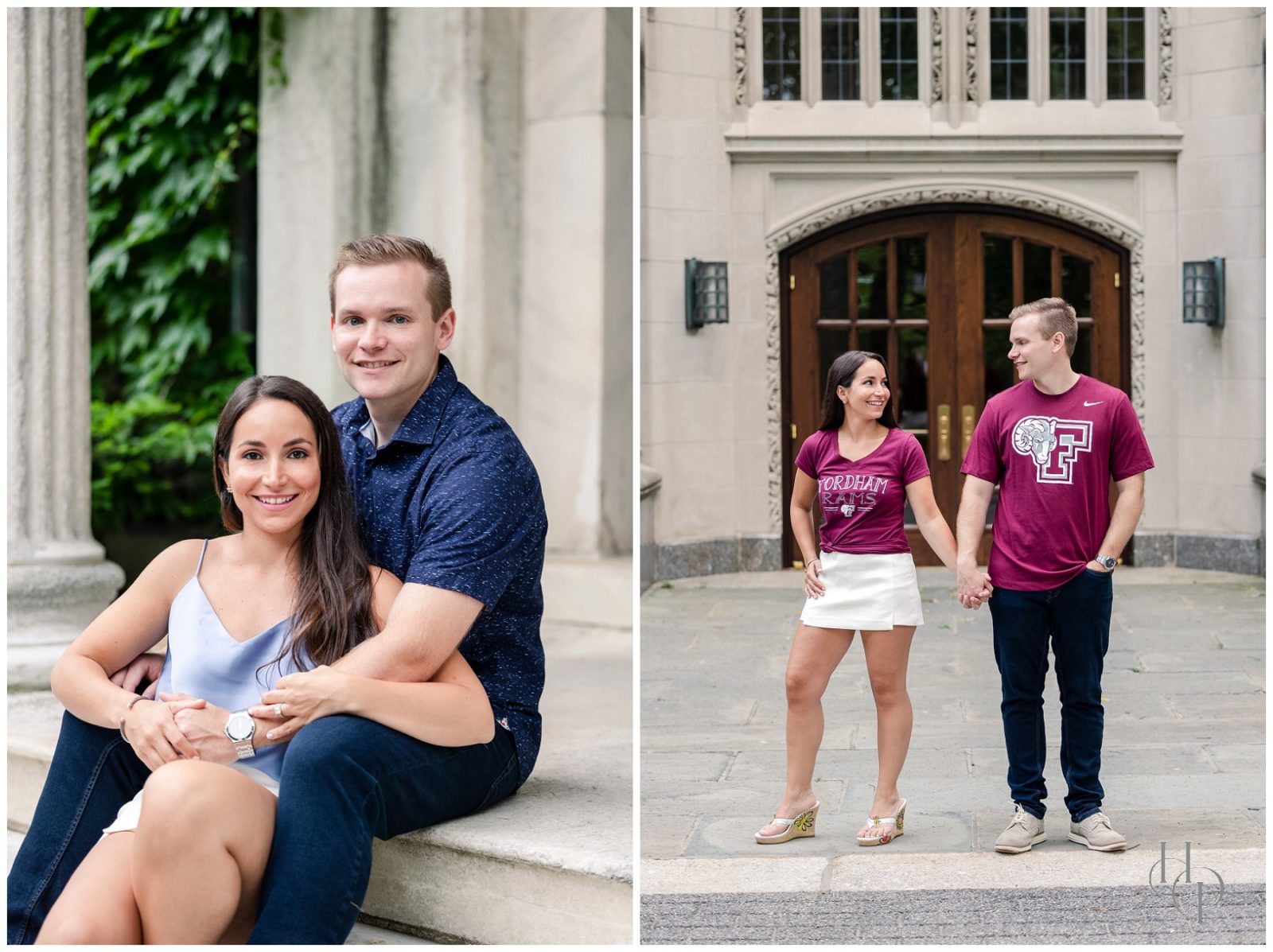 Nicole & George NY Botanical Gardens Engagement - Heyn Photography